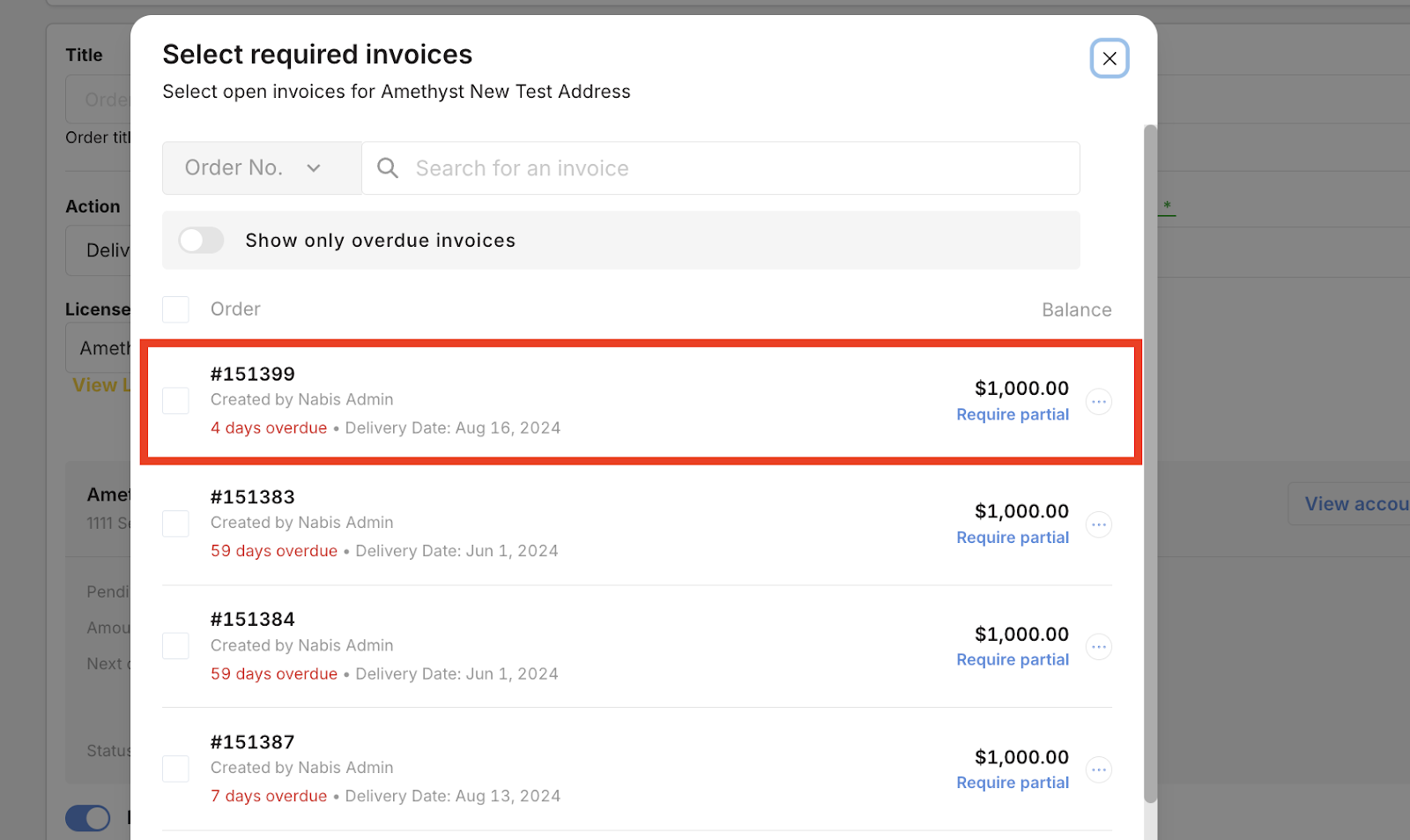 Must Pay Prior Balance (Partial) – Nabis Support